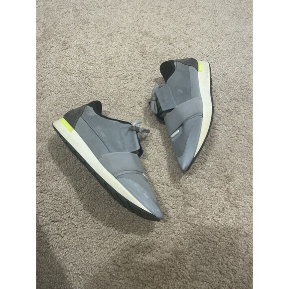 Balenciaga | Shoes | Balenciaga Race Runner Sneaker Gris Neon ...